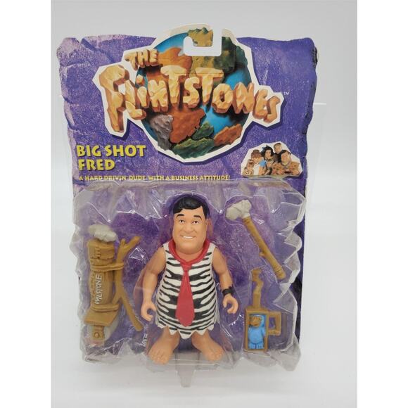 Mattel | Toys | Fred Flintstone Big Shot Fred Actin Figure The ...